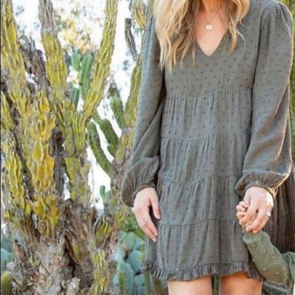 Dresses | Forest Green Fall Dress | Poshmark
